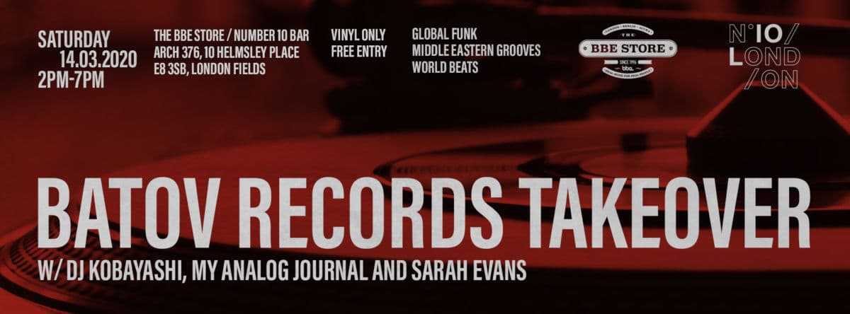 The BBE Store - Batov Records Takeover | Batov Records